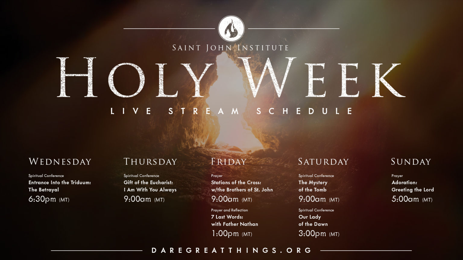 Holy Week Retreat 2021 | The Brothers of Saint John